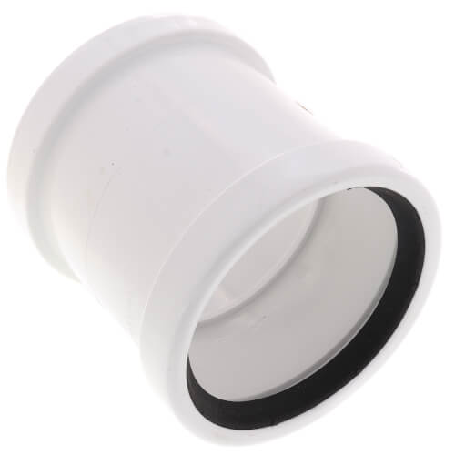 443640 - IPEX 443640 - 4" PVC SDR 35 Coupling w/ Stop (G x G)