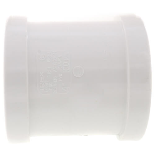 443640 - IPEX 443640 - 4" PVC SDR 35 Coupling w/ Stop (G x G)