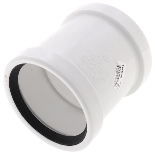 443640 - IPEX 443640 - 4" PVC SDR 35 Coupling w/ Stop (G x G)