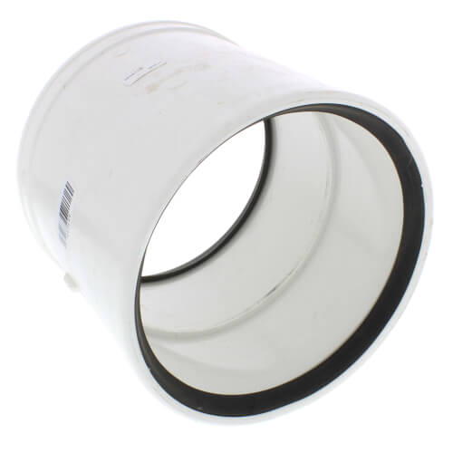 443644 - IPEX 443644 - 8" PVC SDR 35 Coupling w/ Stop (G x G)
