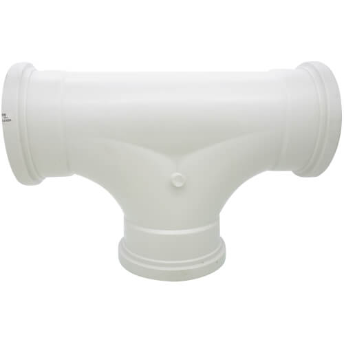 443708 - IPEX 443708 - 6" PVC SDR 35 Two-Way Cleanout (SPG x SPG x SPG)