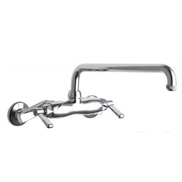 445-L12E1ABCP - Chicago Faucets 445-L12E1ABCP - 445 Series 12" L-Type ...