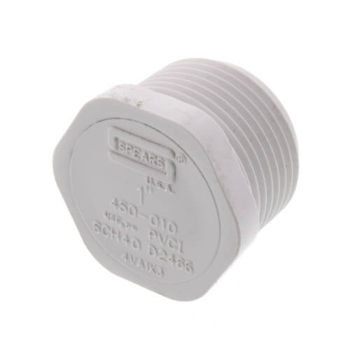 450-010 - 450-010 - 1" PVC Schedule 40 Male Threaded Plug