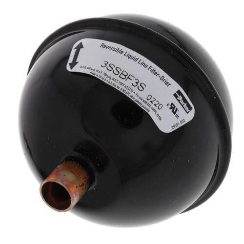 B183SA - Sporlan B183SA - Sahara Series 3/8" Bi-Flow Liquid Line Filter ...