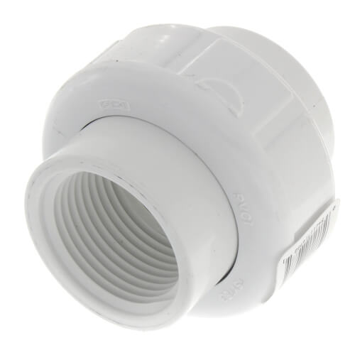 458-010 - 458-010 - 1" PVC Sch. 40 Female Union w/ Buna O-ring