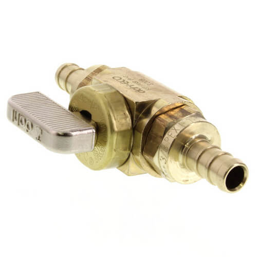 46010 - Viega 46010 - 3/8" x 3/8" PEX Crimp Ball Valve, Zero Lead