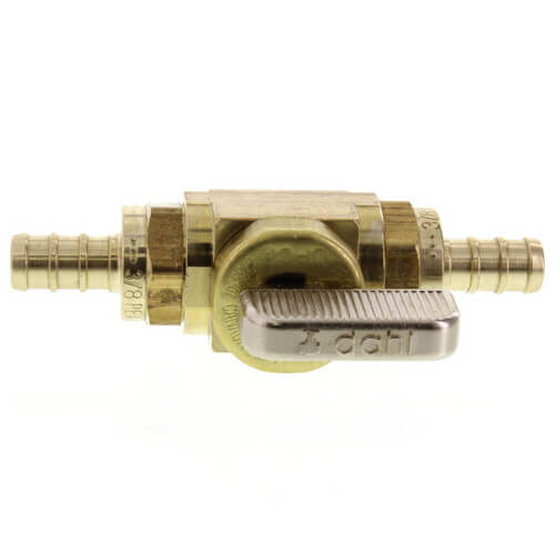 46010 - Viega 46010 - 3/8" x 3/8" PEX Crimp Ball Valve, Zero Lead