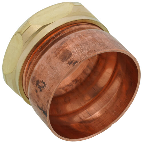 46114 - Elkhart 46114 - 1-1/2" x 1-1/4" Copper DWV Sweat Trap Adapter ...