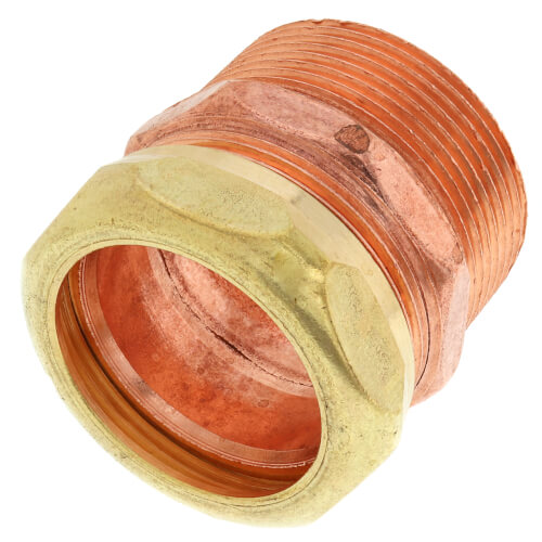 46142 - Elkhart 46142 - 1-1/2" Copper DWV Male Trap Adapter (M x Slip ...