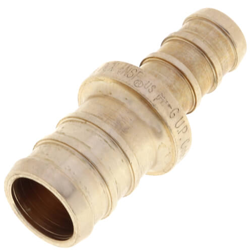 46432 - Viega 46432 - 1/2" x 3/8" PureFlow PEX Crimp Coupling, Zero Lead