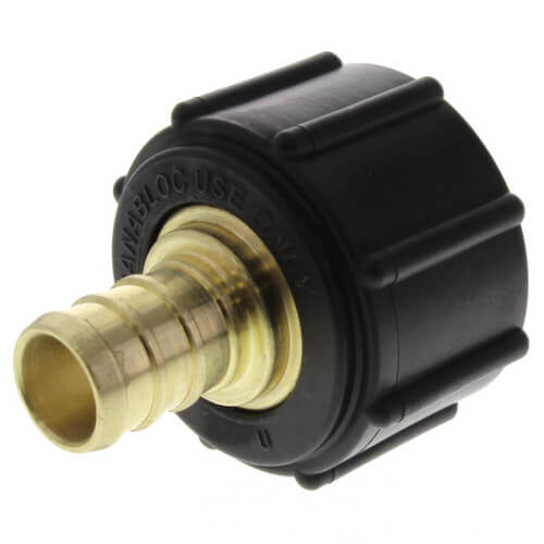 46634 - Viega 46634 - PEX Crimp Port Adapter, 1/2" PEX Crimp x 1/2 ...