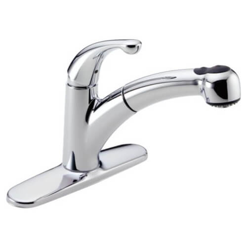 467-DST - Delta 467-DST - Palo Single Handle Pull-Out Kitchen Faucet (DST)