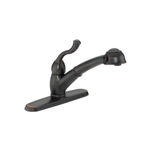 473-RB-DST - Delta 473-RB-DST - Single Handle Pull-Out Kitchen Faucet ...
