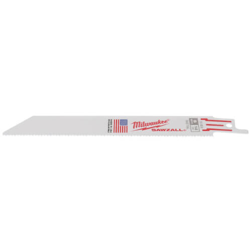 48-00-5182 - Milwaukee 48-00-5182 - 6" 14 TPI SAWZALL Blades 5 Pack