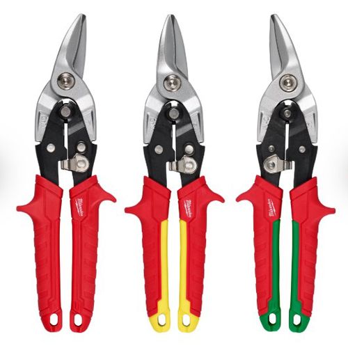 48-22-4563 - Milwaukee 48-22-4563 - 3 Piece Aviation Snip Set w/ Left ...
