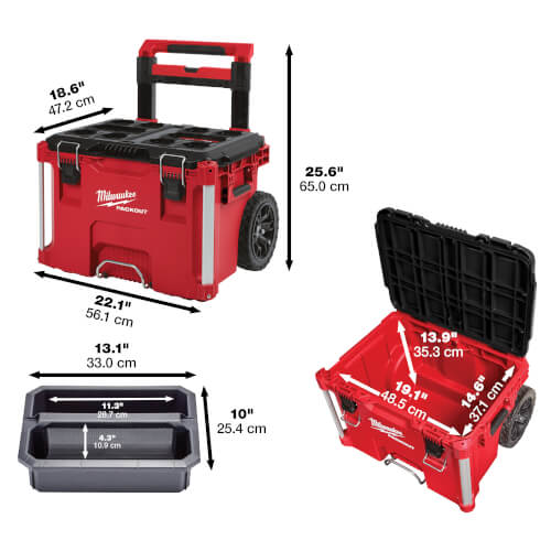 48-22-8426 - Milwaukee 48-22-8426 - PACKOUT Rolling Tool Box