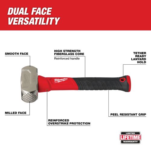 48-22-9311 - Milwaukee 48-22-9311 - 2lb Fiberglass Drilling Hammer
