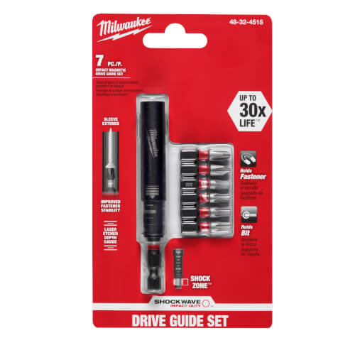 48-32-4515 - Milwaukee 48-32-4515 - 7 Piece Shockwave Impact Magnetic ...