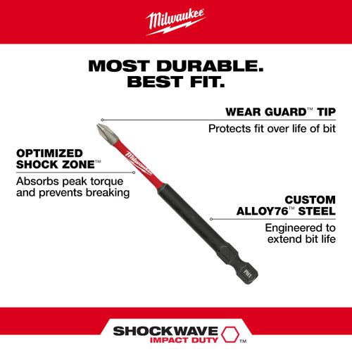 48-32-5162 - Milwaukee 48-32-5162 - SHOCKWAVE Impact Duty 60 Piece ...