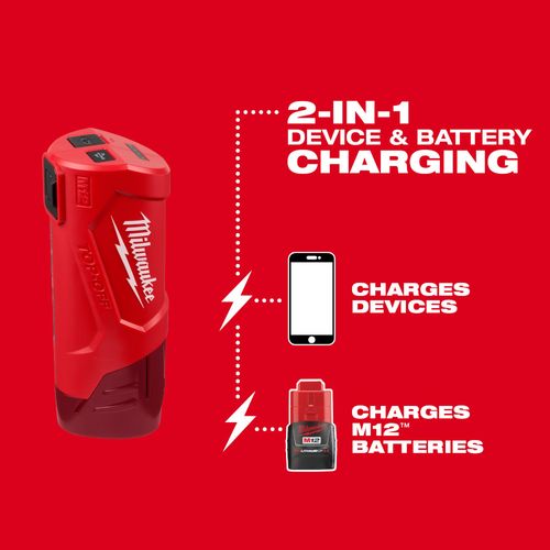 48-59-1211 - Milwaukee 48-59-1211 - M12 TOP-OFF Power Supply and Charger