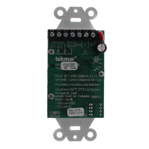 480 - Tekmar 480 - tN4 User Switch - Three Inputs