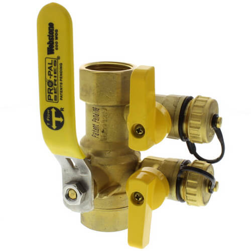 48614 - Webstone 48614 - 1" IPS Purge & Fill Full Port Forged Brass ...