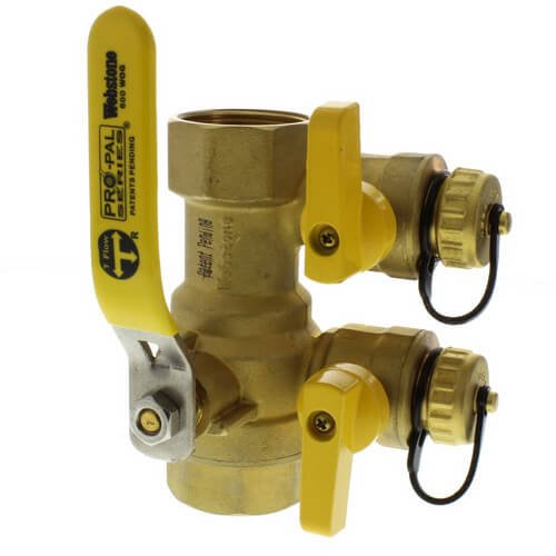 48615 - Webstone 48615 - 1-1/4" IPS Purge & Fill Full Port Forged Brass ...