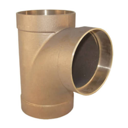 48812 - Elkhart 48812 - 4" Cast Copper DWV Sanitary Tee