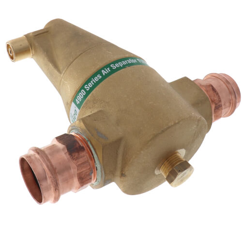 49-125P-1 - Taco 49-125P-1 - 1-1/4" Brass 4900 Series Air Separator (Press)