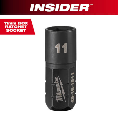 49-16-1611 - Milwaukee 49-16-1611 - INSIDER Box Ratchet Socket 6 Point 11mm