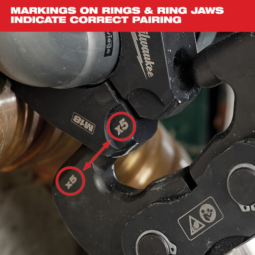 49-16-2697X - Milwaukee 49-16-2697X - 1/2" - 2" IPS-P Pivoting Press ...
