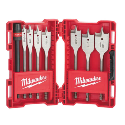 49-22-0175 - Milwaukee 49-22-0175 - 8 Piece 6" Universal Flat Boring ...