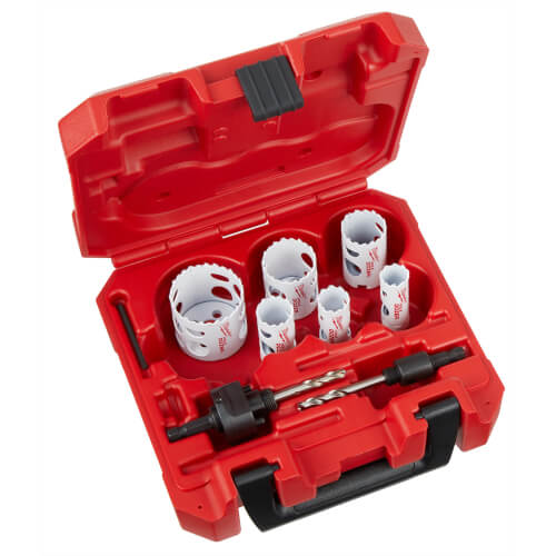 49-22-4076 - Milwaukee 49-22-4076 - 8 Piece Hole Dozer Welder's Hole Saw Kit