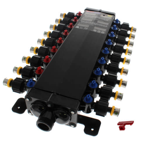 49183 - Viega 49183 - 1/2", 18 Port Zero Lead PEX Press Polymer ...