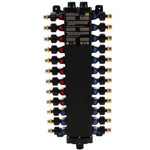 49243 - Viega 49243 - 1/2", 24 Port Zero Lead PEX Press Polymer ...