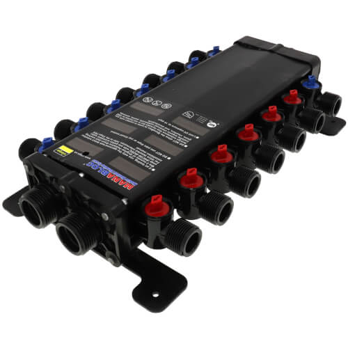 49610 - Viega 49610 - 14 Port MANABLOC without Port Adapters (6 Hot, 8 ...