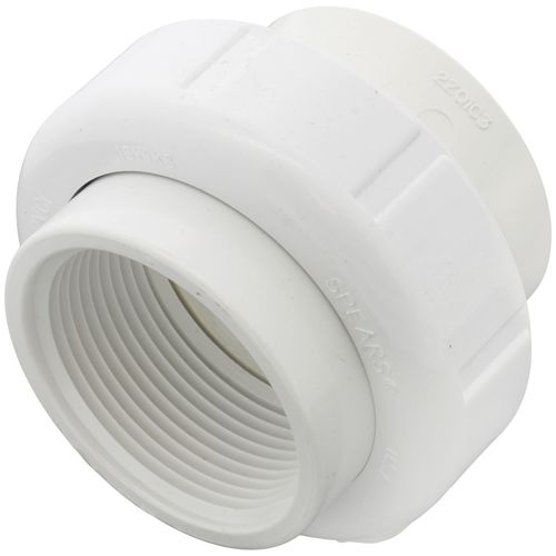 498-015 - 498-015 - 1-1/2" PVC Sch. 40 Female Union w/ EPDM O-ring