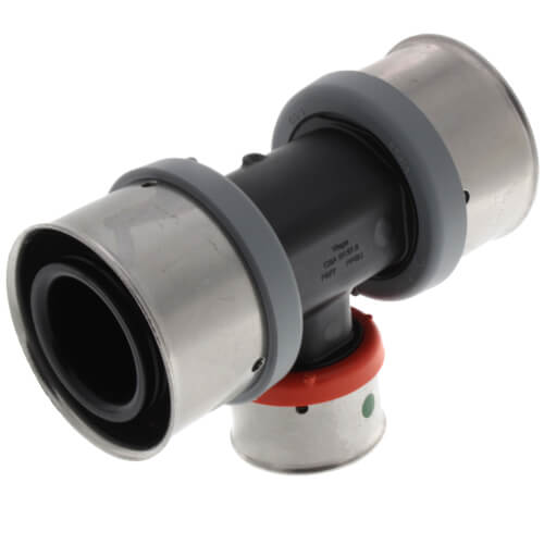 49885 - Viega 49885 - 1-1/2" x 1-1/2" x 1" PEX Press PureFlow Polymer Tee