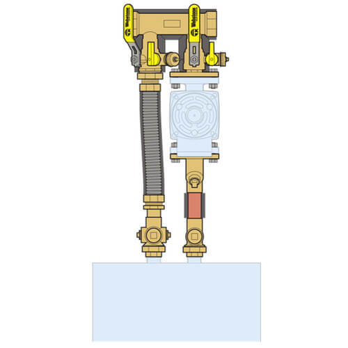 4CF5-FT2R45 - Webstone 4CF5-FT2R45 - 1-1/4" IPS Complete Near Boiler ...