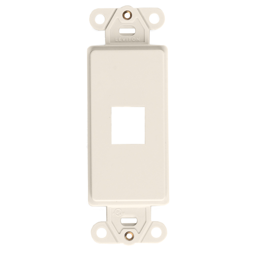 41641-T - Leviton 41641-T - Quickport, Decora Insert, 1-port (Light Almond)