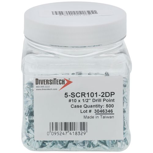 5-SCR101-2DP - DiversiTech 5-SCR101-2DP - #10 x 1/2" Drill Point Hex ...