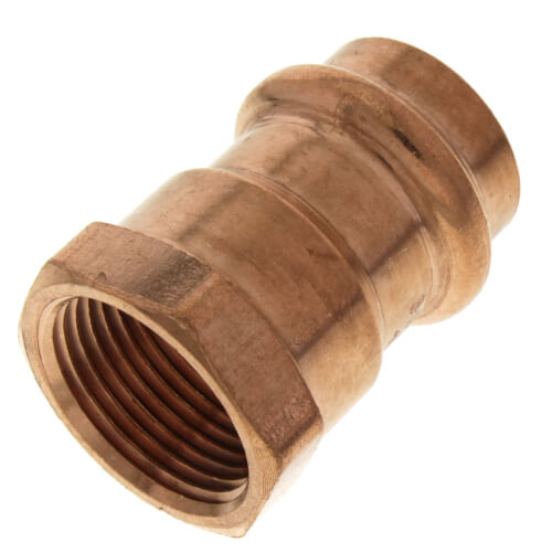 50002-JW - JW 50002-JW - 3/4" Press x Female Copper Adapter