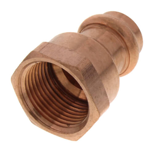 50007 - JW 50007 - 1/2" Press x 3/4" Female Copper Adapter
