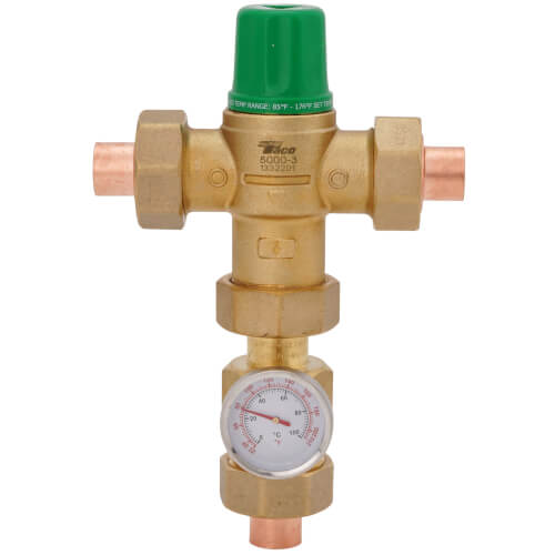 5002-C3-G - Taco 5002-C3-G - 1/2" Sweat Union 5002 Mixing Valve w ...