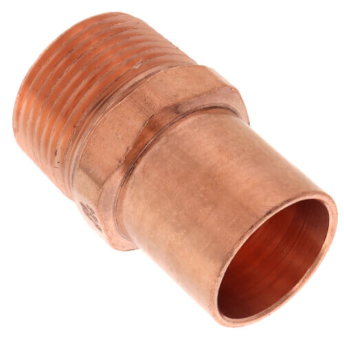 50046 - JW 50046 - 1-1/4" FTG Press x Male Copper Street Adapter