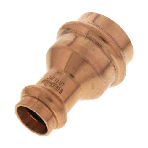 50108 - JW 50108 - 1" x 1/2" Press Copper Reducer Coupling