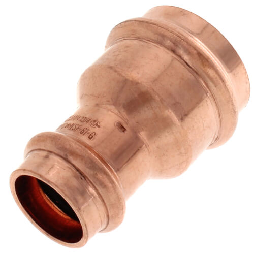 50110 - JW 50110 - 1-1/4" x 3/4" Press Copper Reducer Coupling