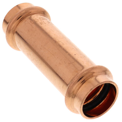50165 - JW 50165 - 3/4" Press Extended Length Copper Coupling, No-Stop
