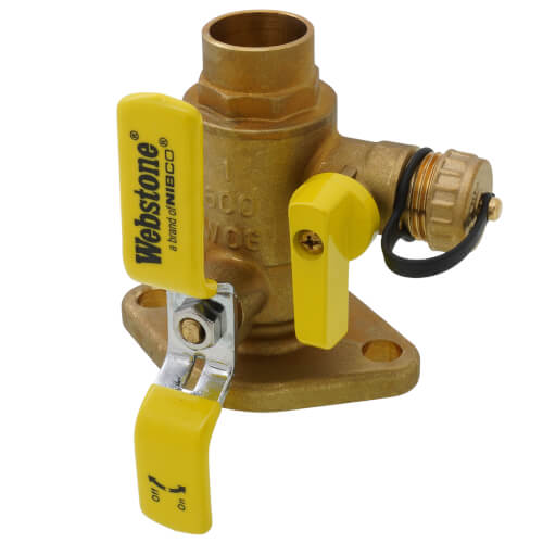 50414 - Webstone 50414 - 1" Sweat Isolator Flange with Drain
