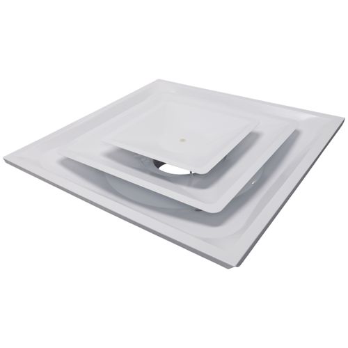 50500 - Hart & Cooley 50500 - 4-Way Steel Ceiling Diffuser w/ 6" Collar ...